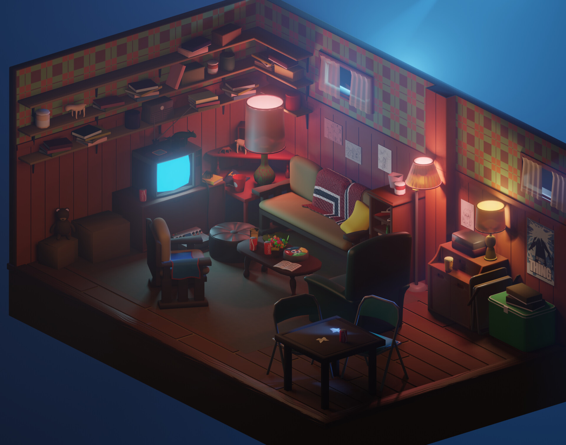 ArtStation - Stranger things (with animation)