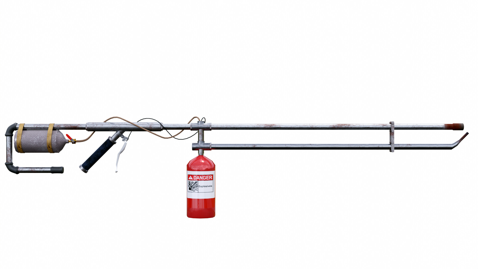 ArtStation - Flamethrower weapon