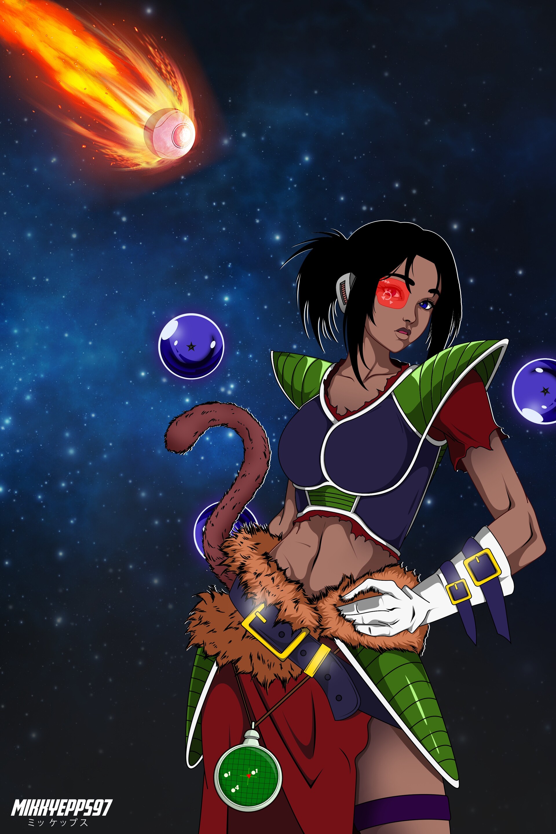 Artstation Female Saiyan