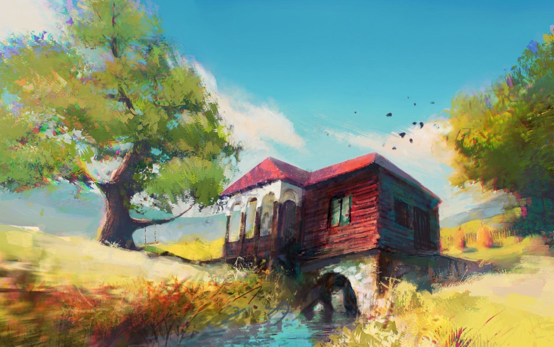 ArtStation - Old Watermill