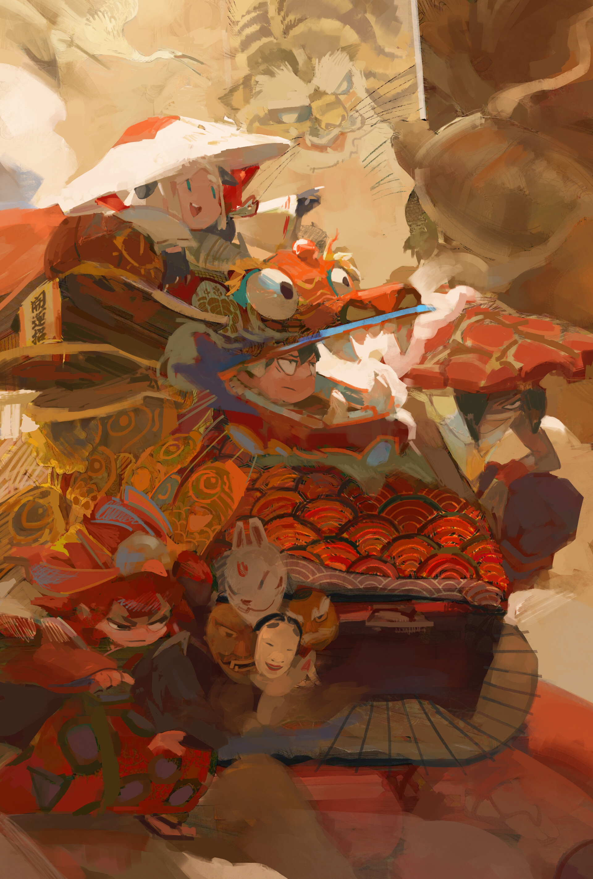 ArtStation - Dragon Dance