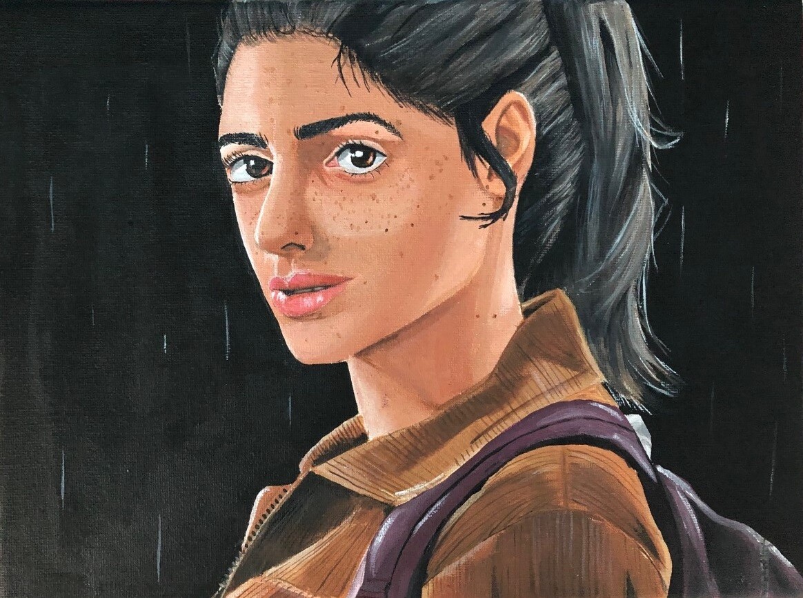 ArtStation - Dina The Last Of Us II painting