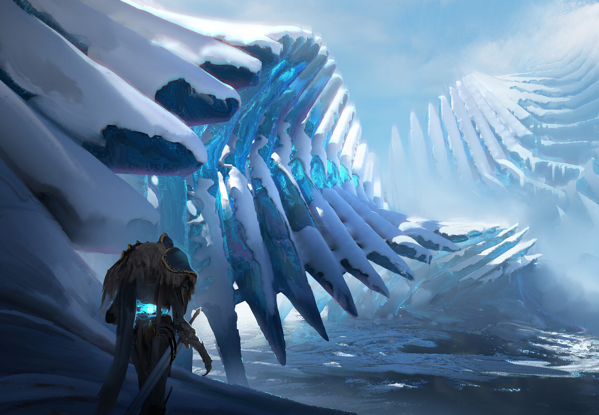 Scifi poster art by Kentaro Kameda : ImaginaryWorlds