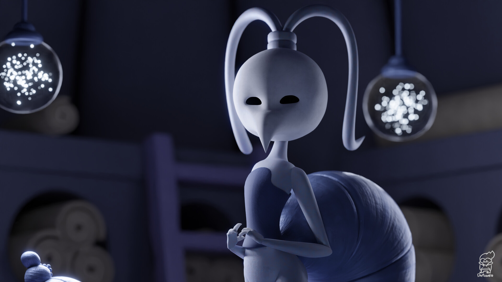 Datowda - Divine & Iselda - Hollow Knight