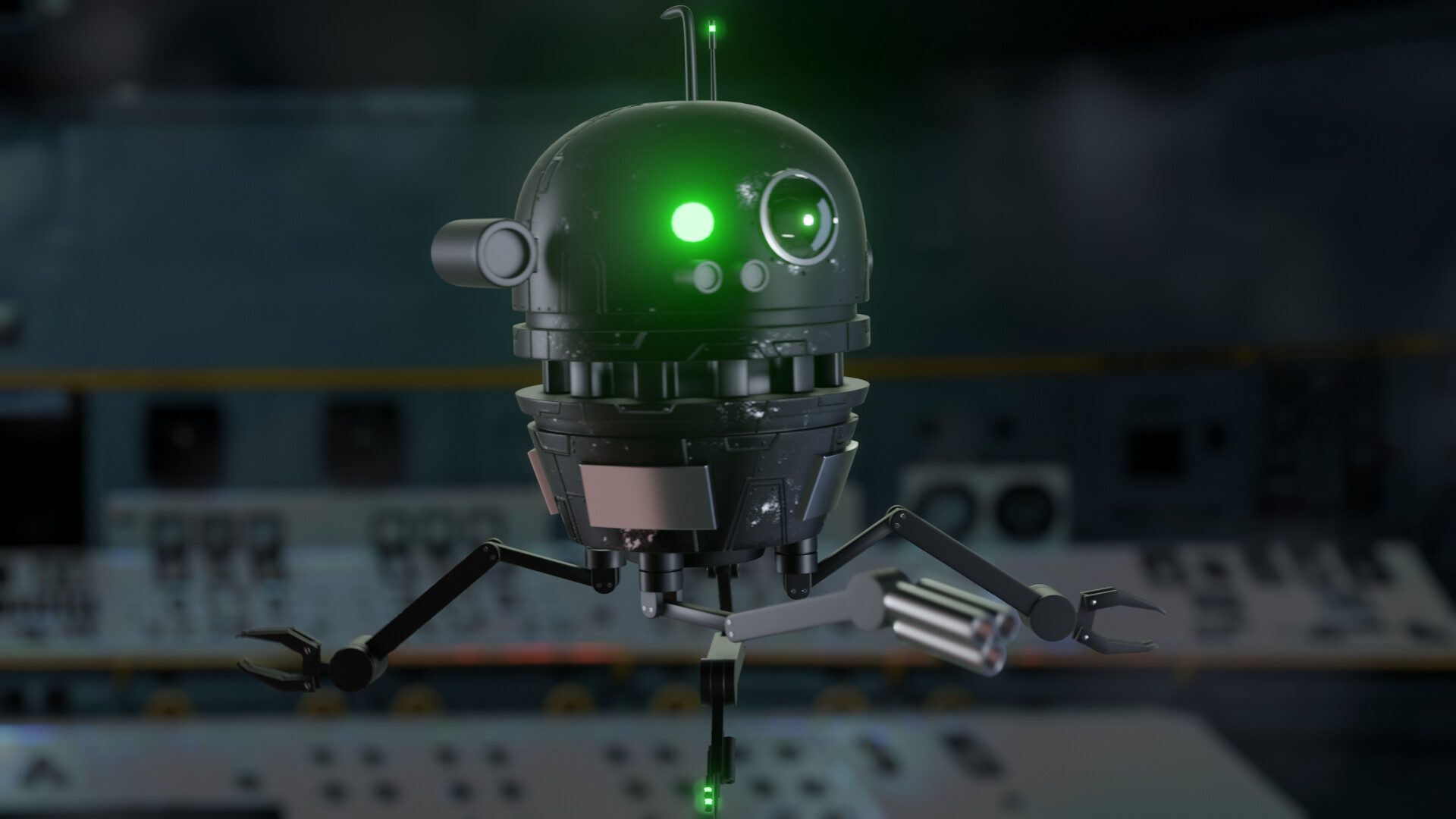 ArtStation - Sci-Fi Flying Robot