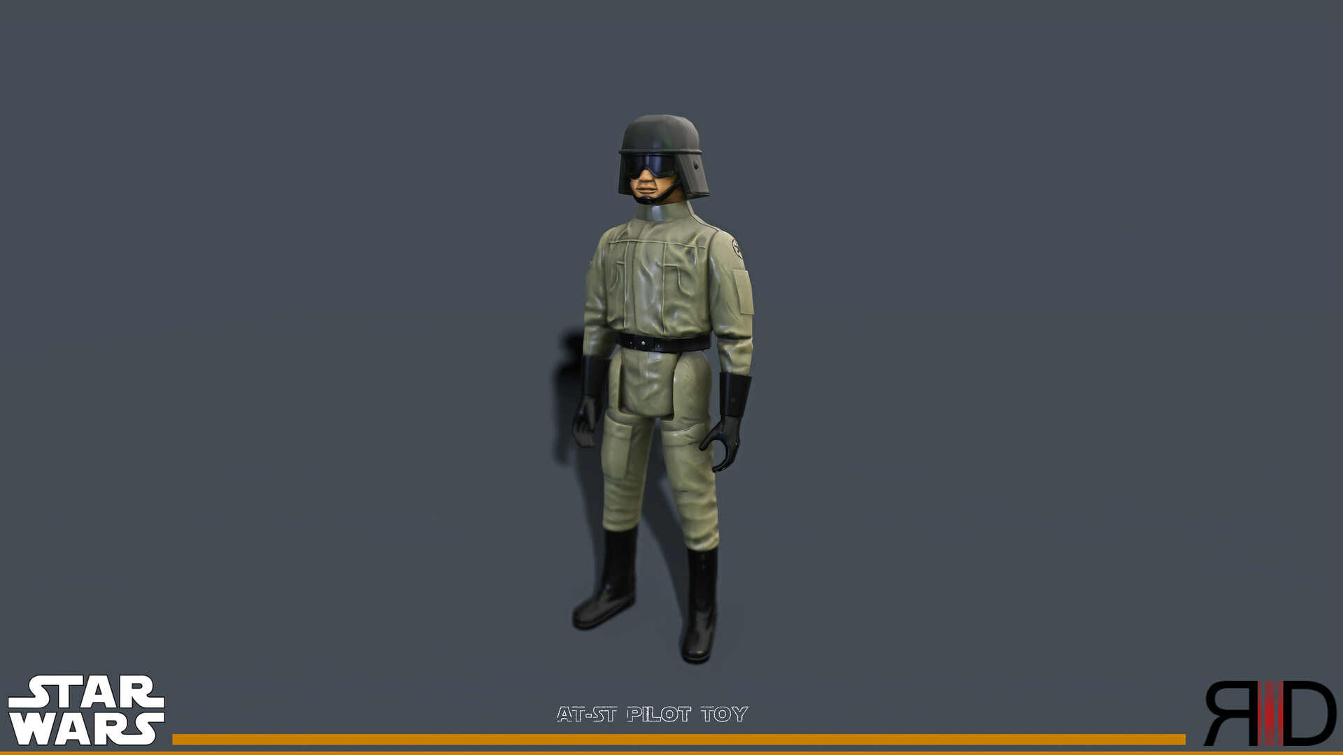 ArtStation - AT-ST Pilot Vintage Kenner Toy Figure