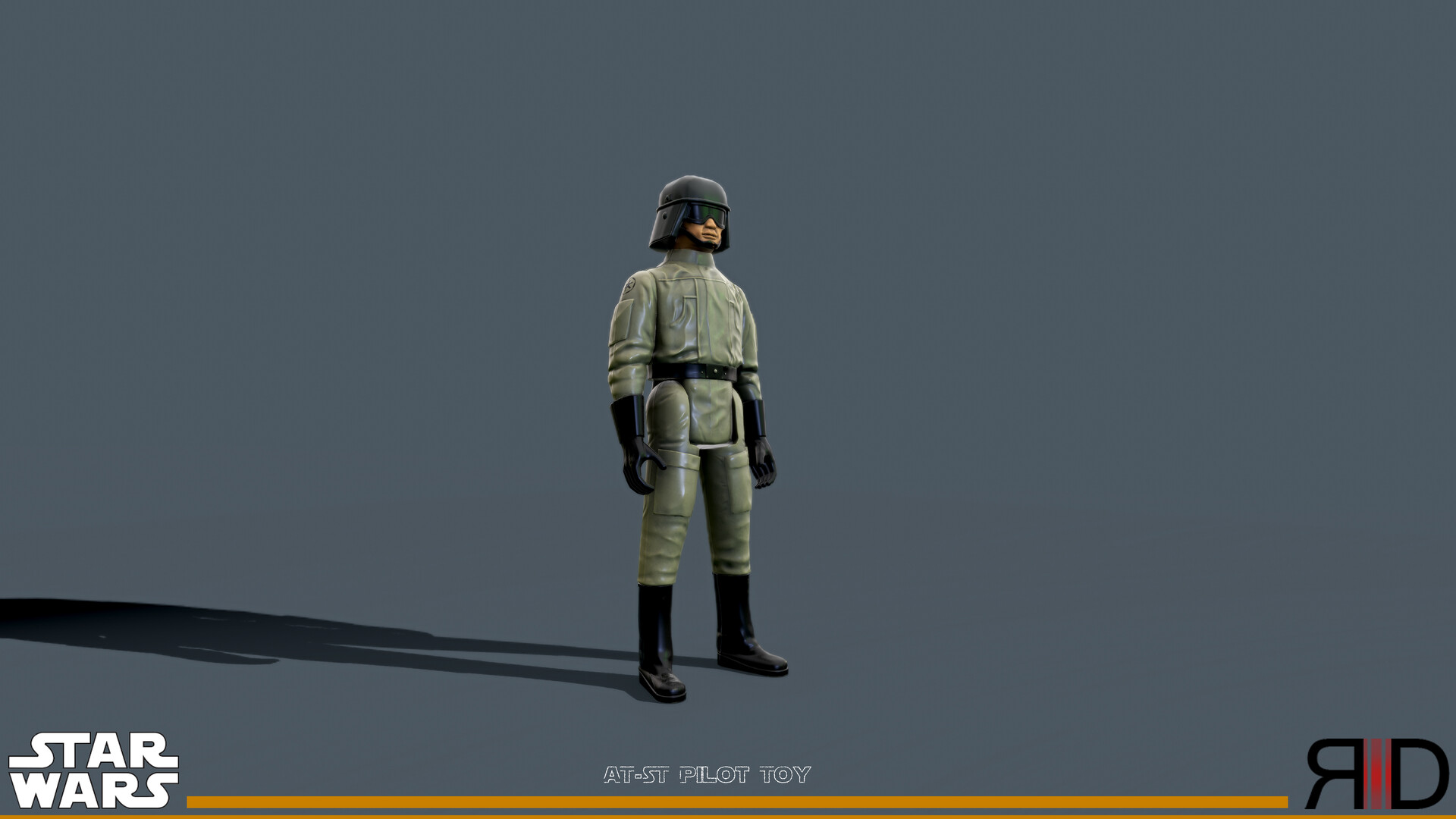 John Randall - AT-ST Pilot Vintage Kenner Toy Figure