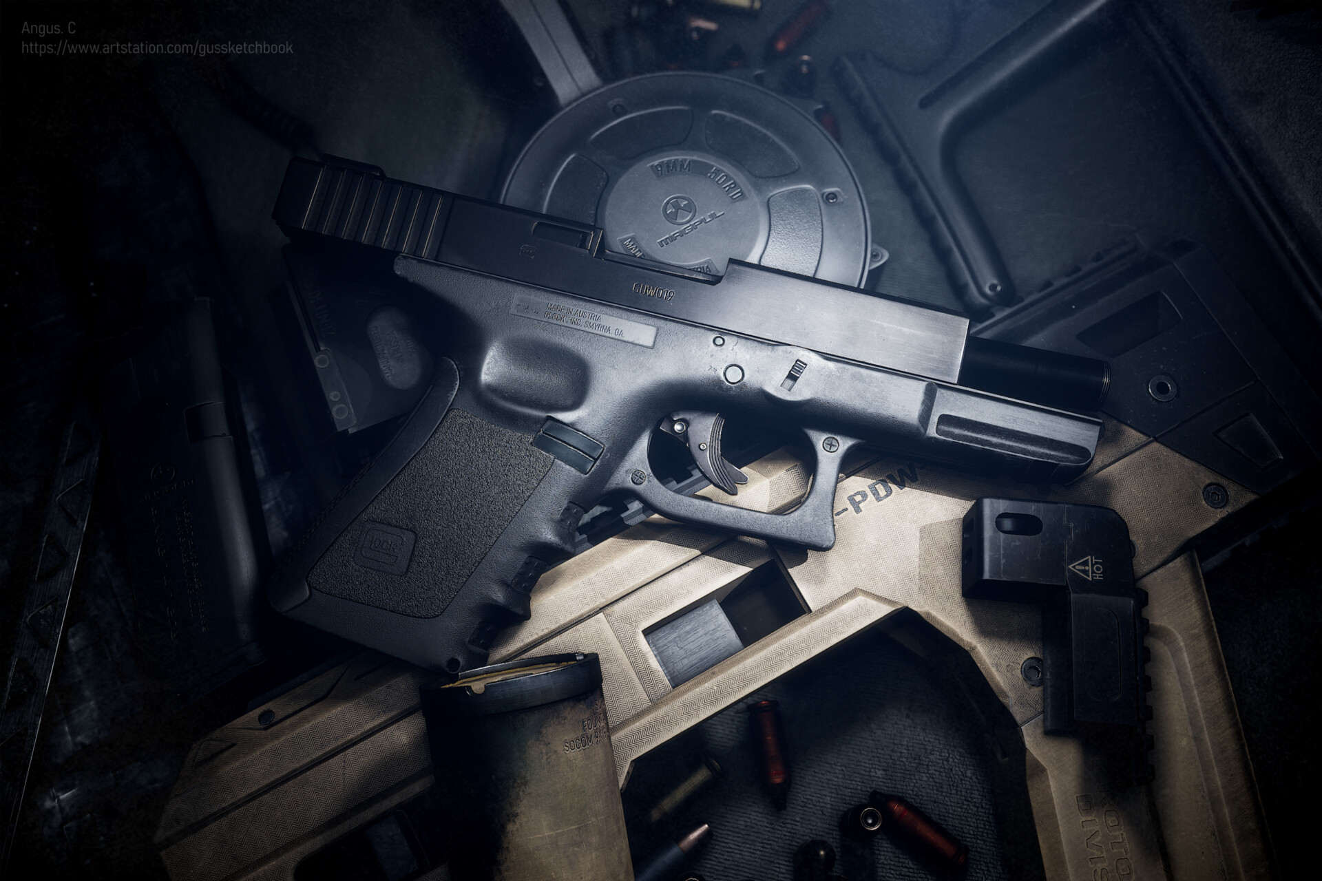 ArtStation - Modular Glock