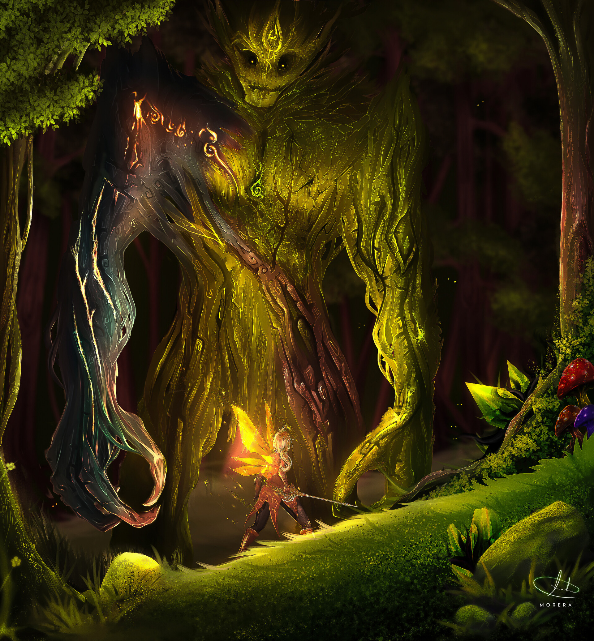 ArtStation - fairies and giants