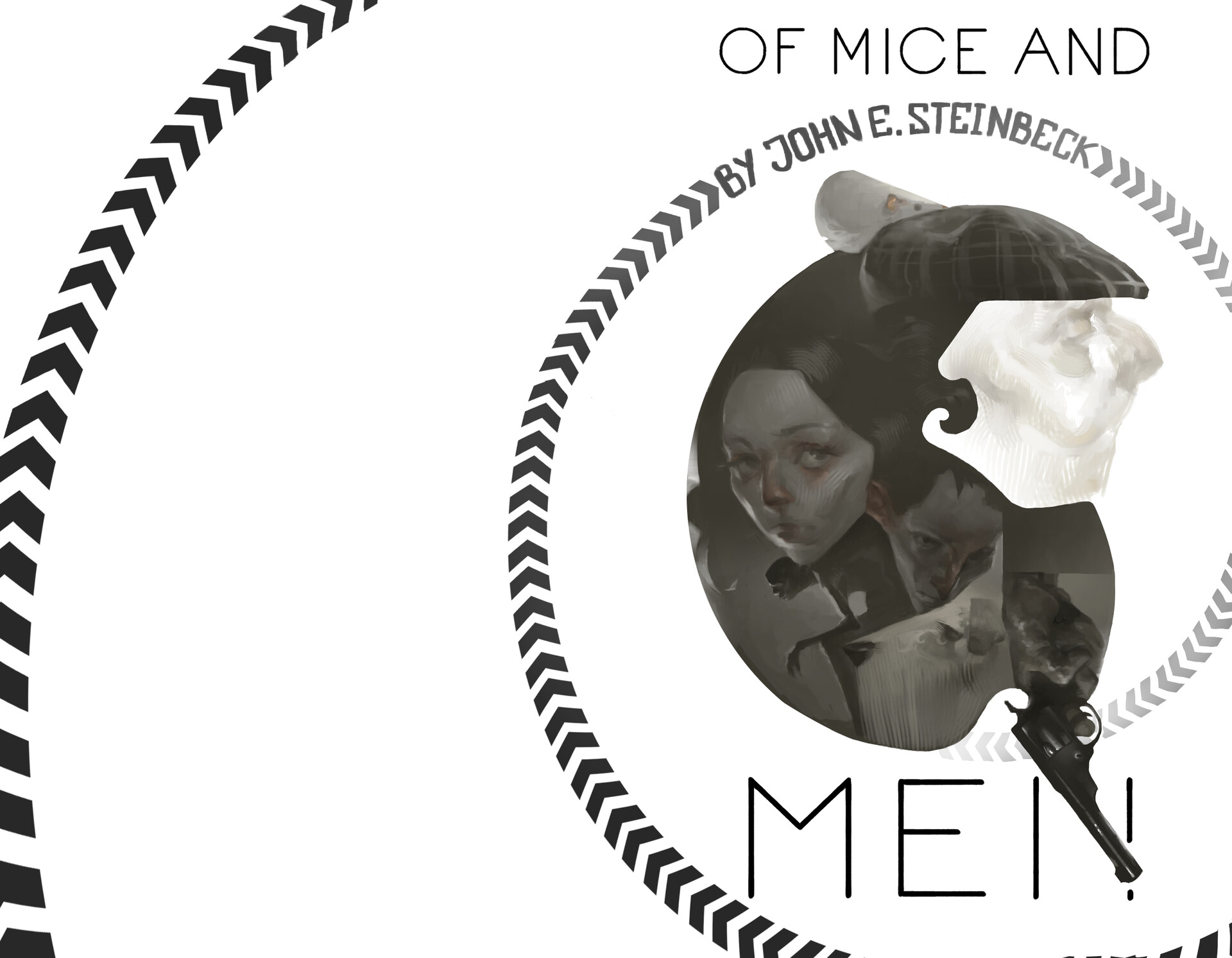 ArtStation - Of Mice and Men - Book Cover