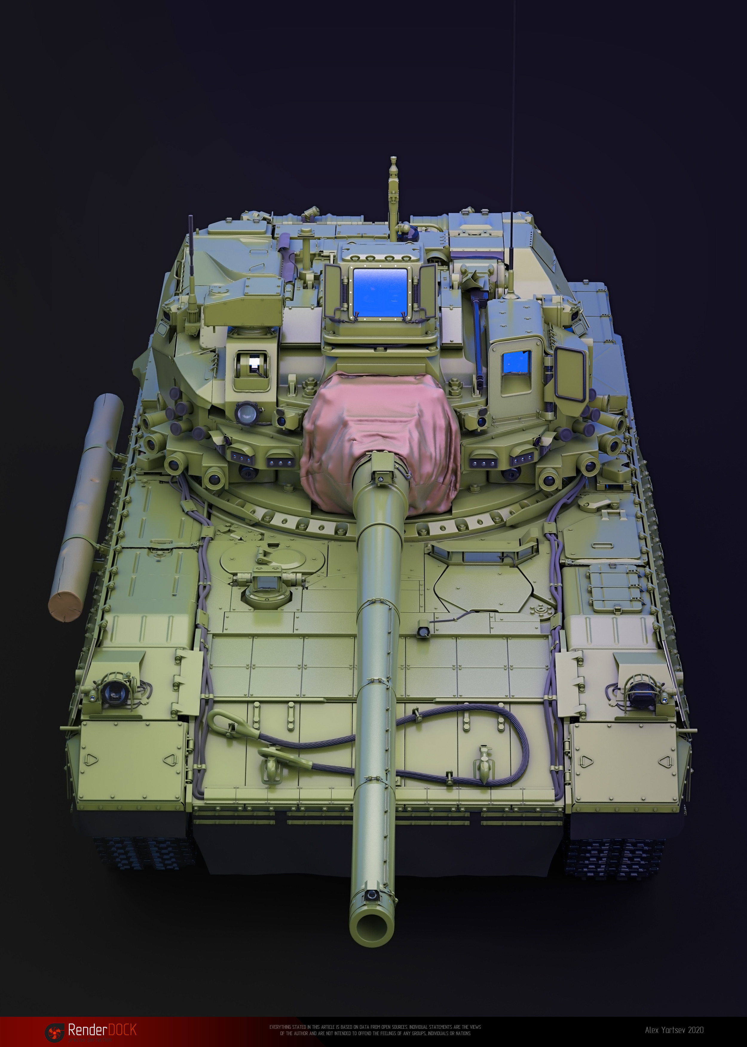 RenderDock - T-95 next gen. tank (Prototype)