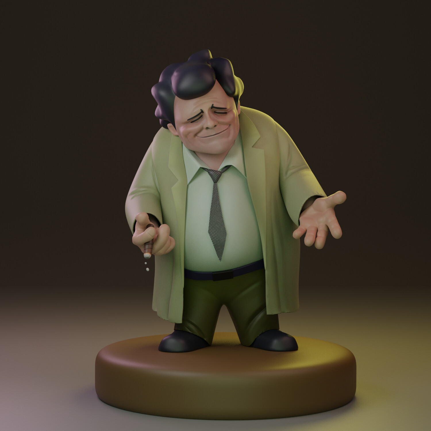 ArtStation - Columbo Amiibo with concept by my2k