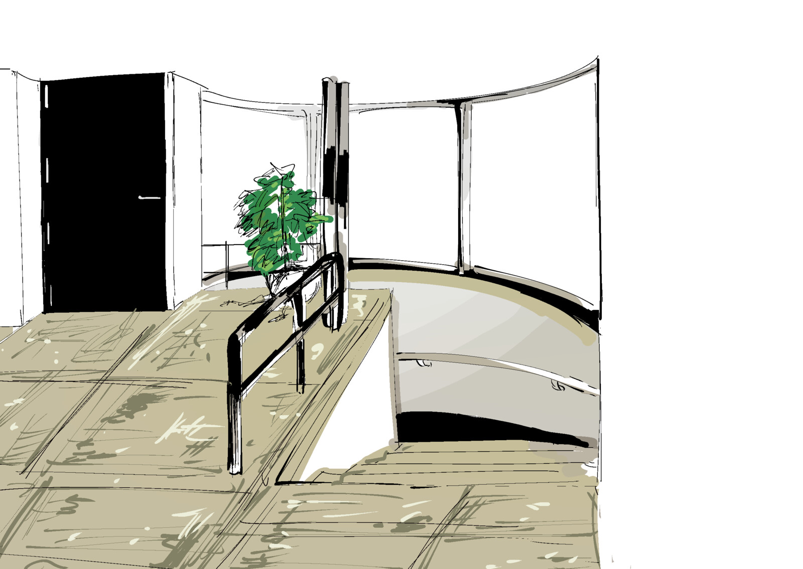 Summer Chiuh - Architectural sketches