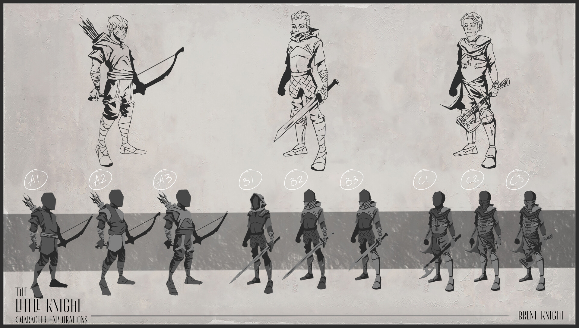 ArtStation - TLK - Early Character Explorations