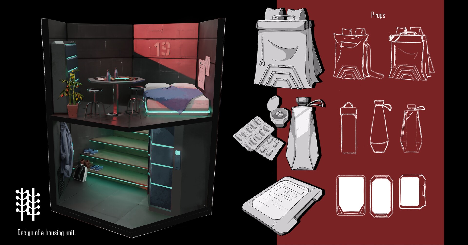 ArtStation - House on Mars and Props