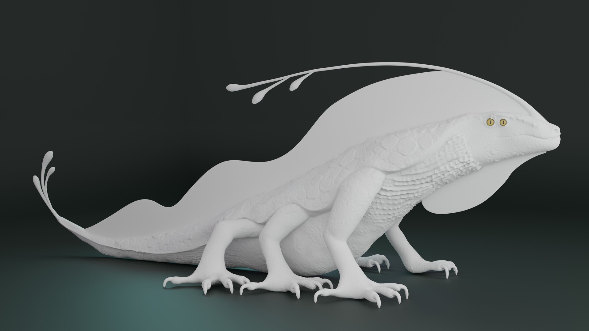 Esha Raaut - Creature Study - Iguana