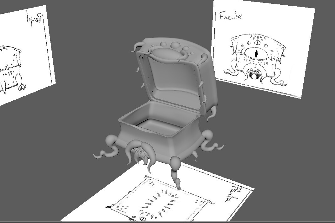 Enara Pombar - Octopus chest prop design