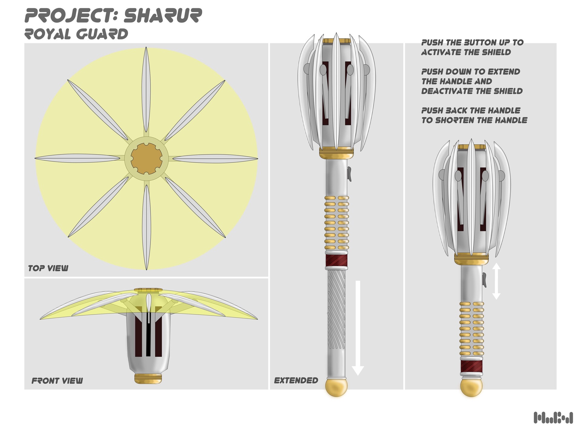 ArtStation - Draft of A Weapon Design | Sharur