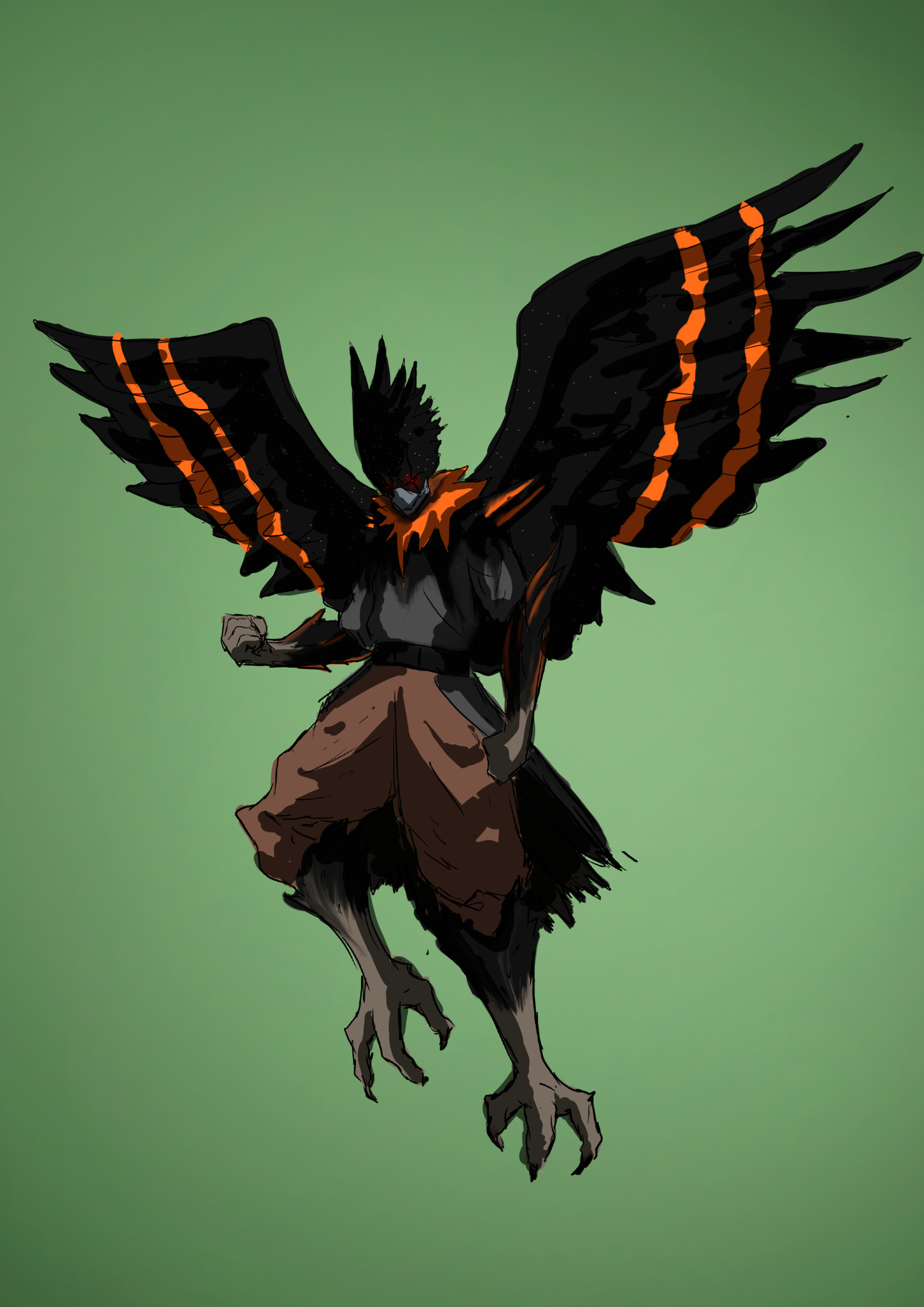 ArtStation - Azark the bird king Concept