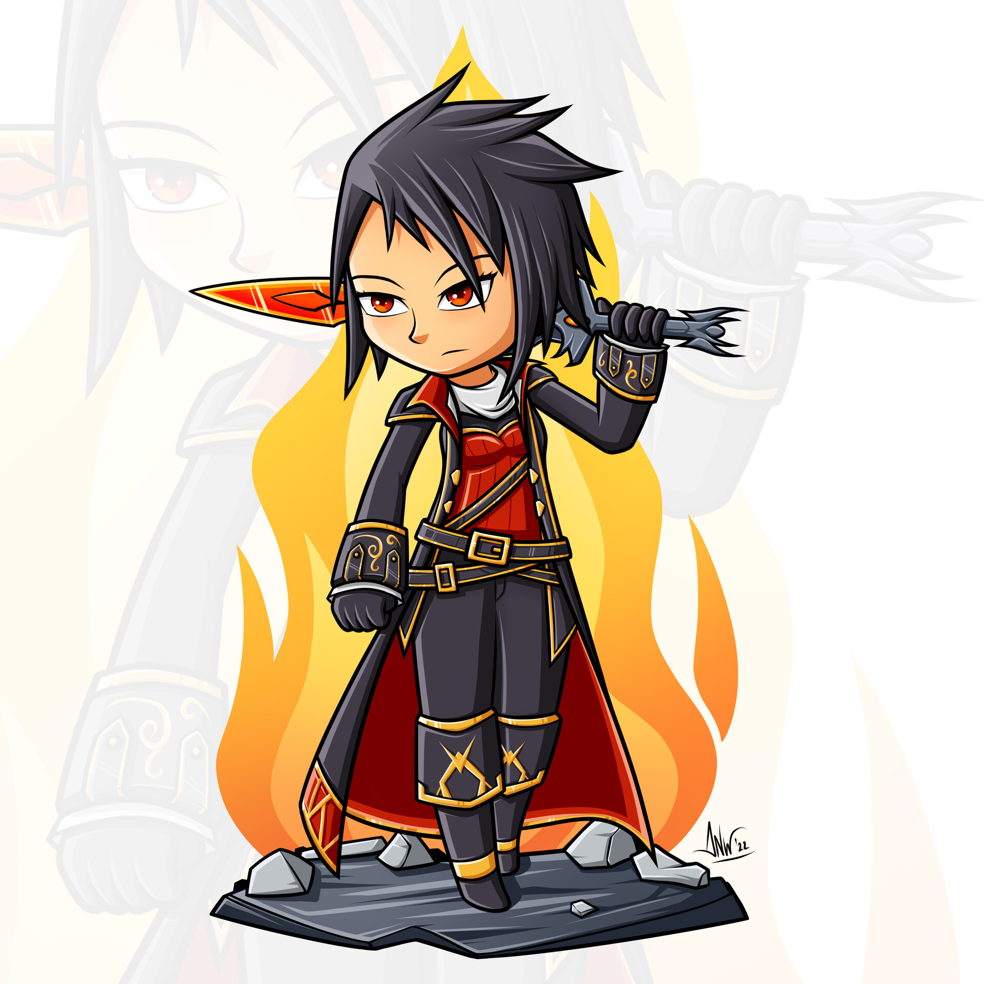 ArtStation - YasuuAE AQW Character Fanart