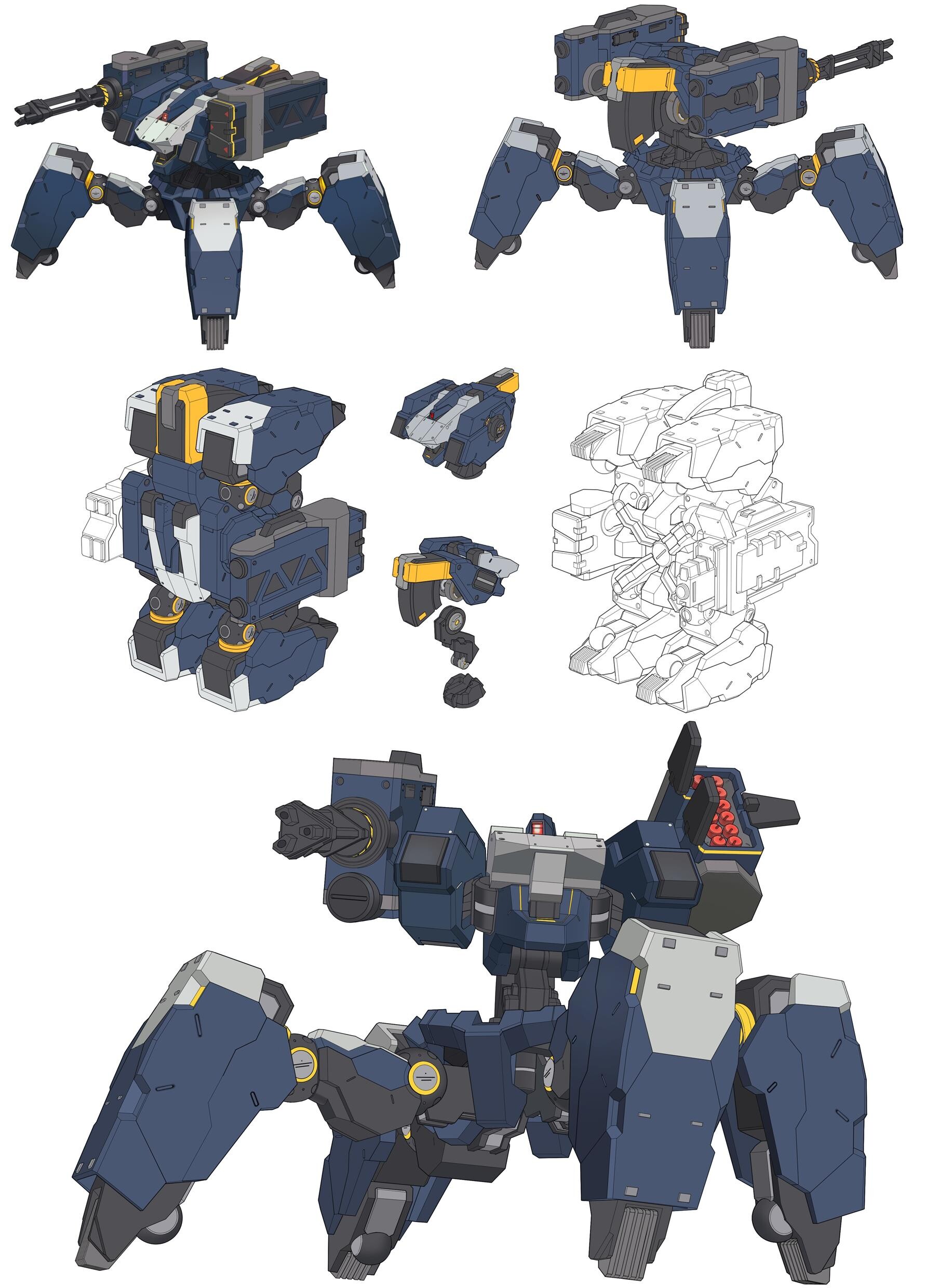 ArtStation - Defense Bots - Abandoned Manuscript