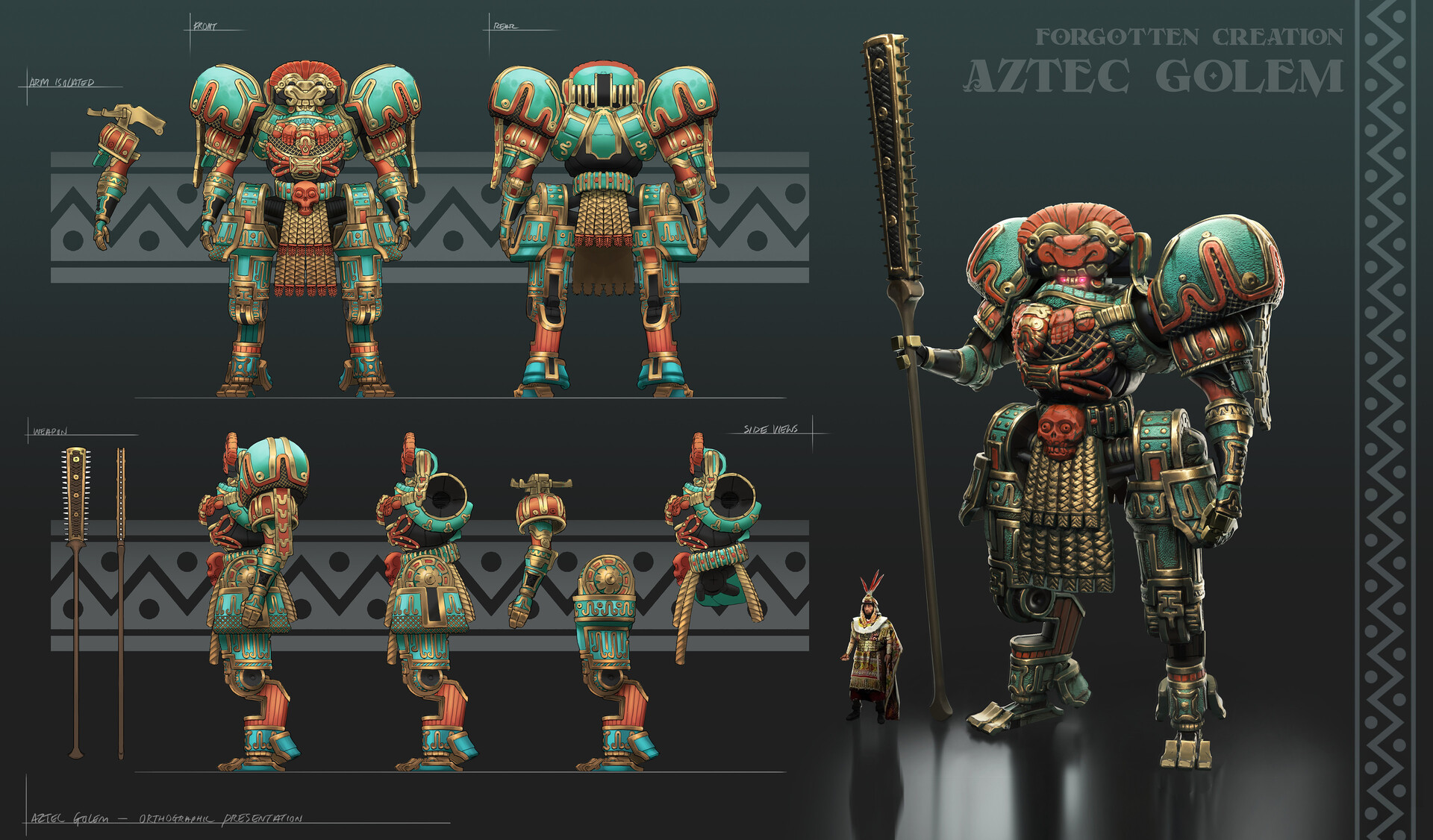 Atomhawk - Aztec Golem