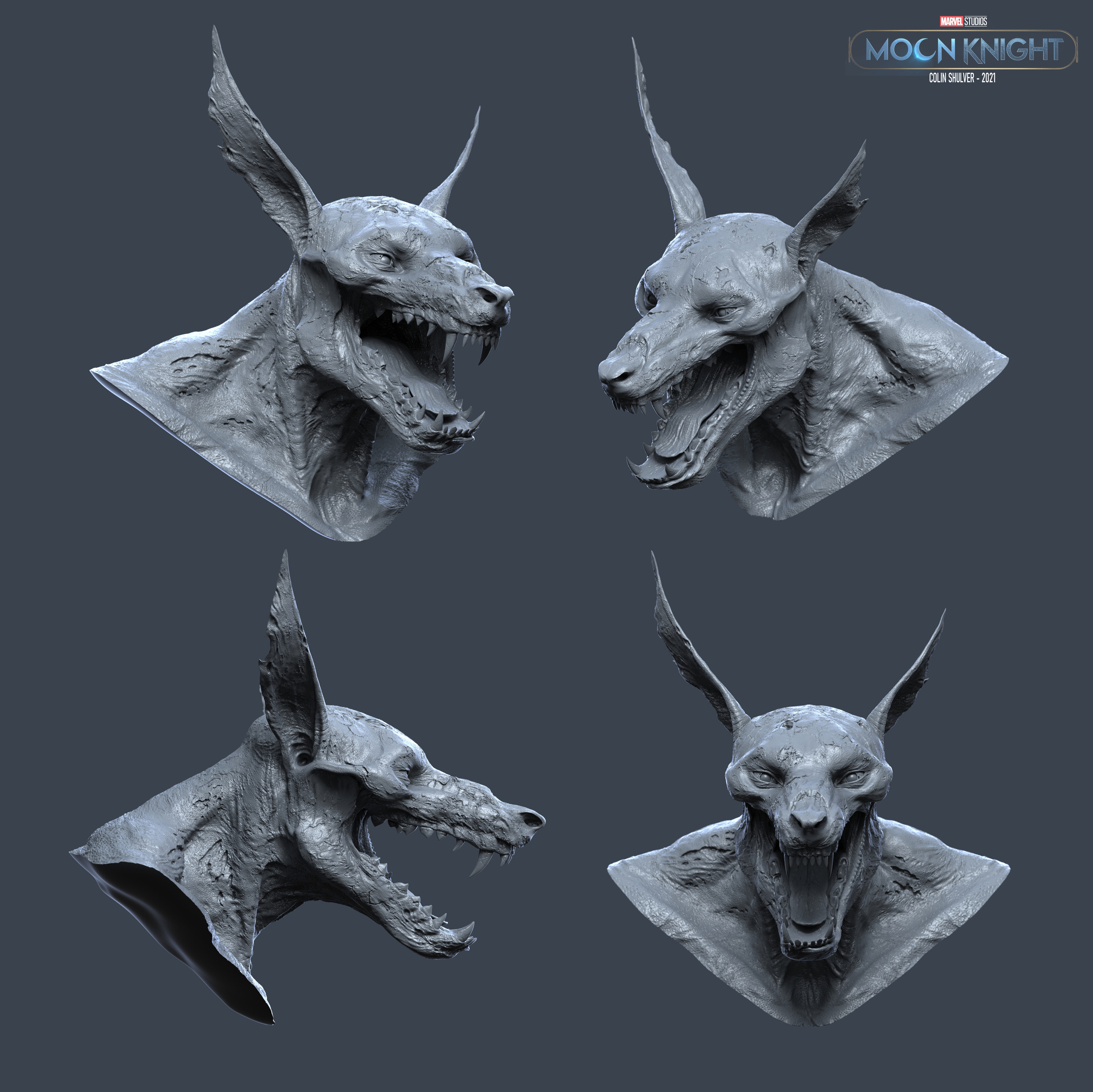 COLIN SHULVER - MOON KNIGHT - Jackal Concept