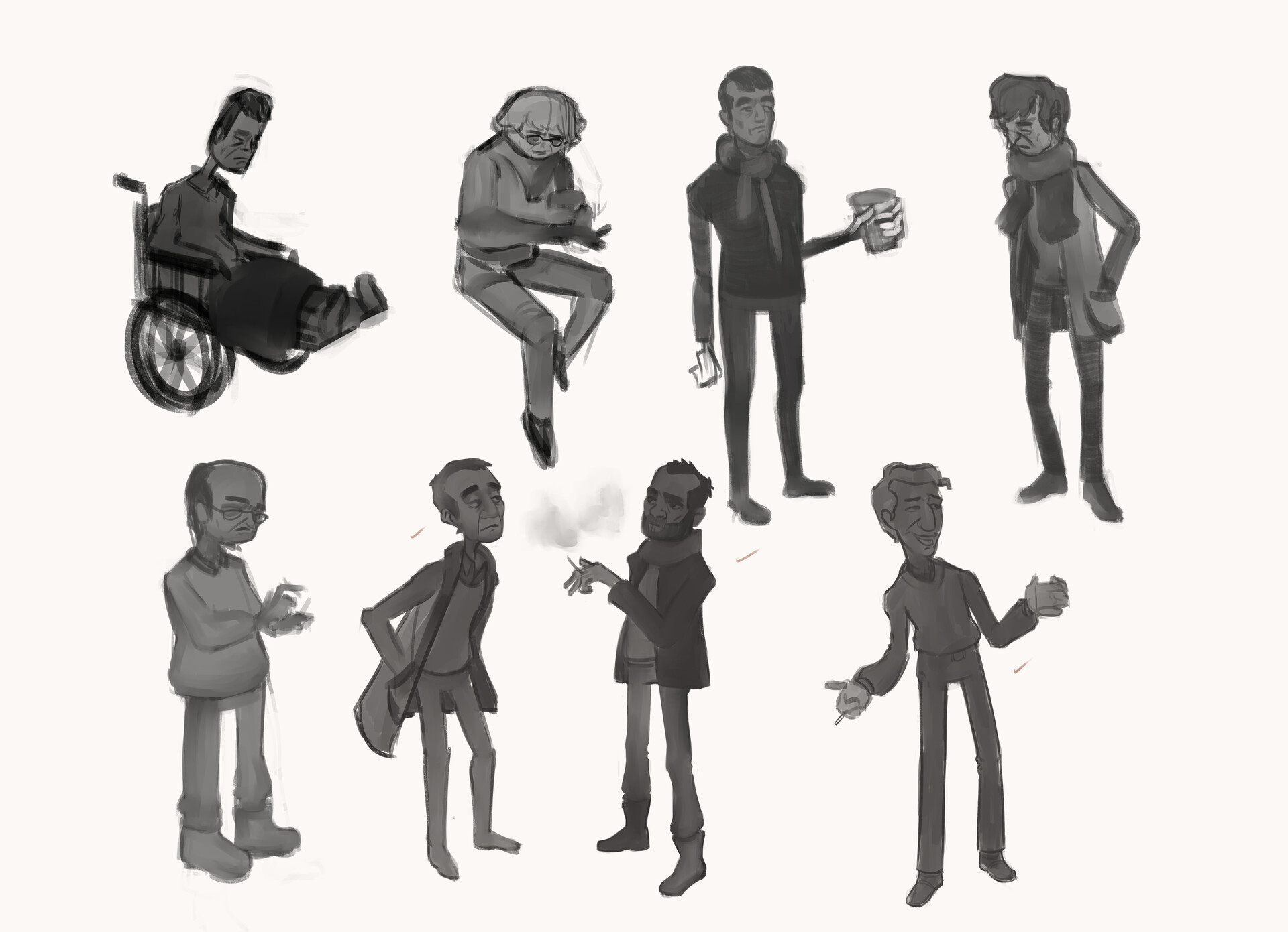 Gaby González - Misery - character and world design