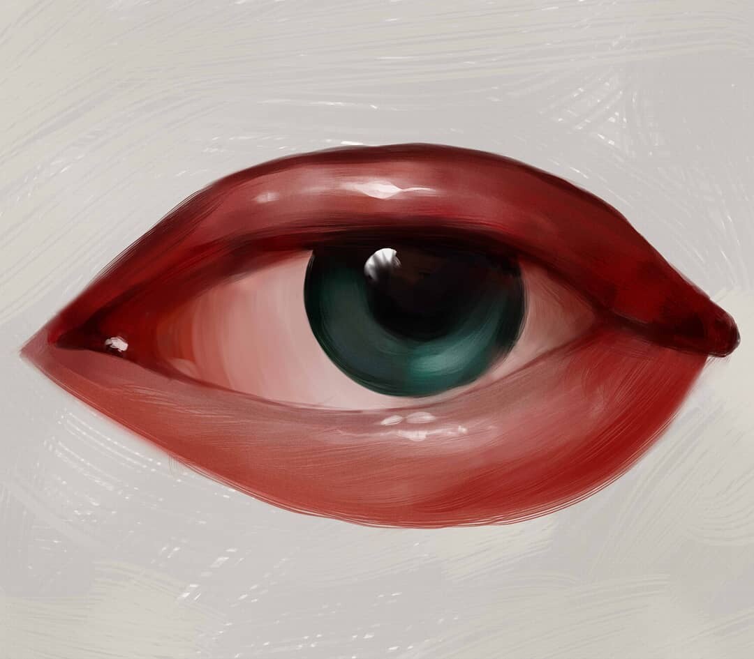 ArtStation - Totally normal not suspicious eye