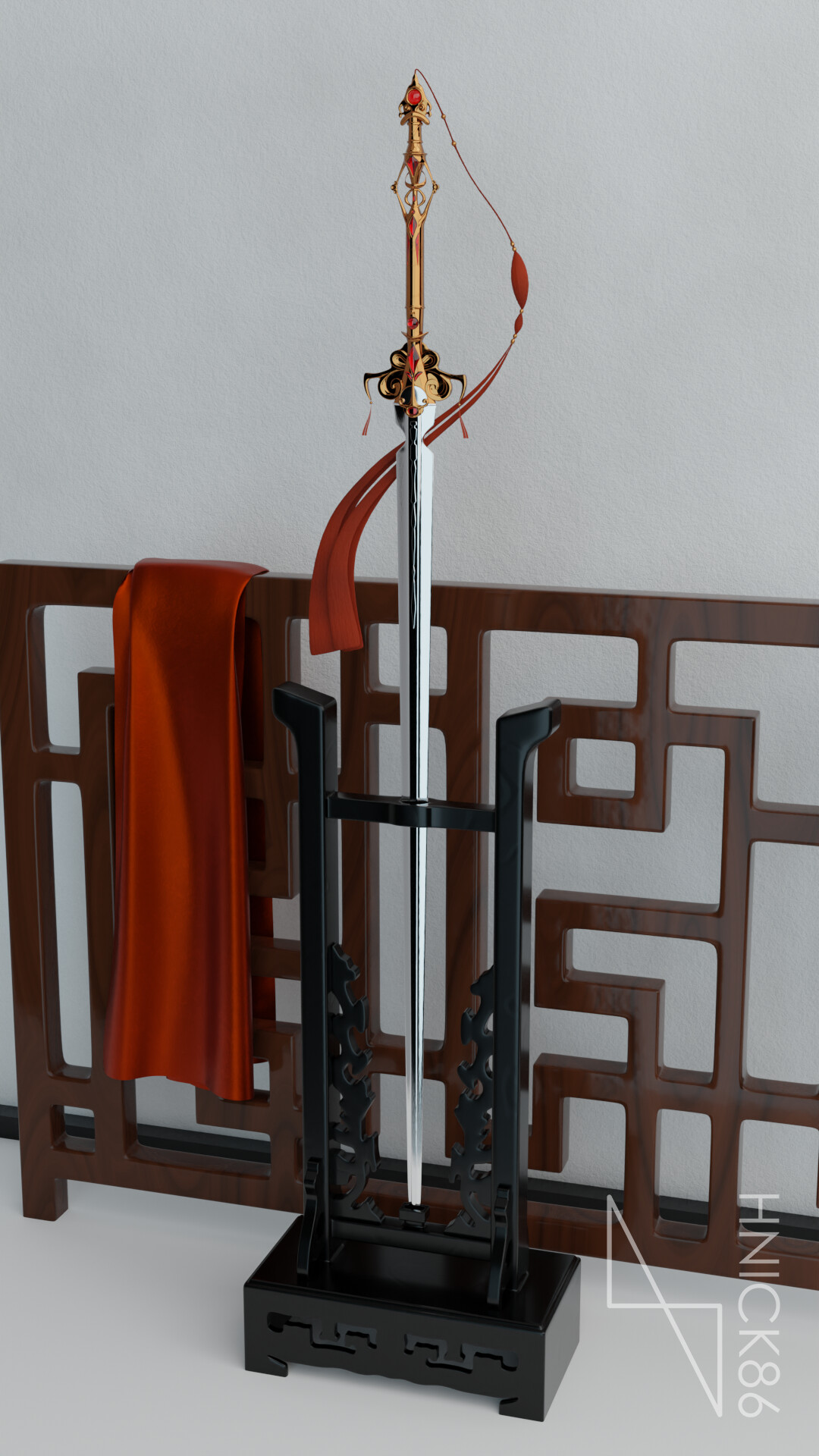ArtStation - Chinese style sword