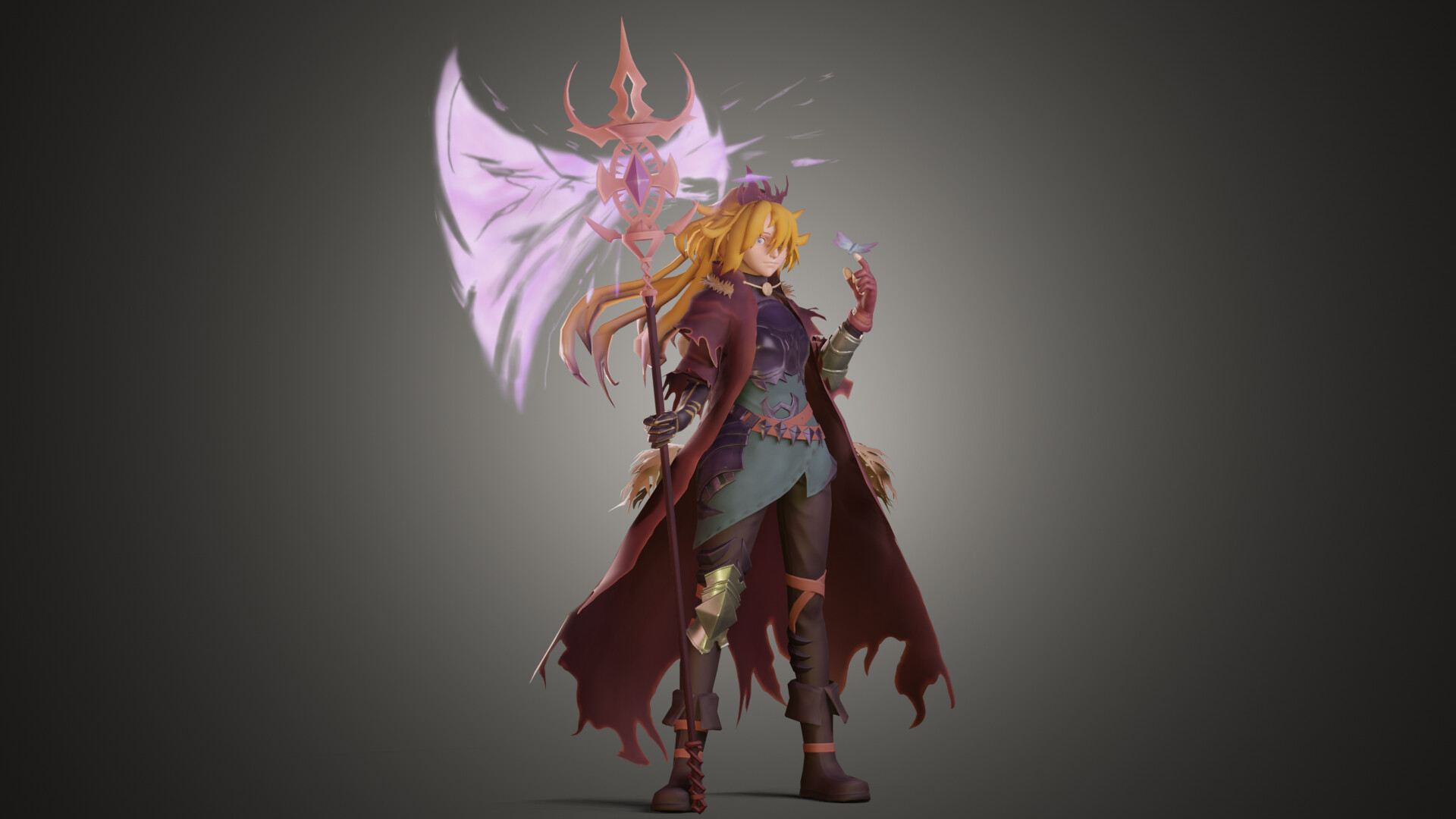ArtStation - Dark Mage Future Princess