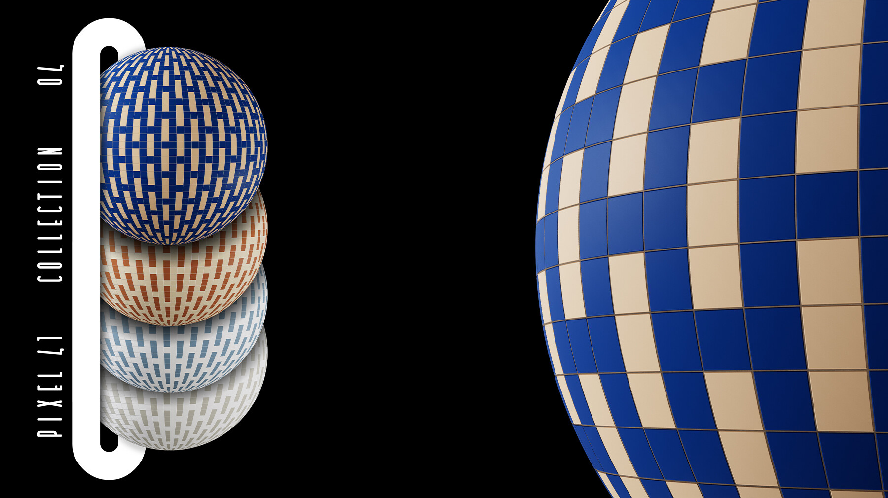 Zero0poly - 141 PBR Tile Texture Pack from 41zero42 products -Vol2