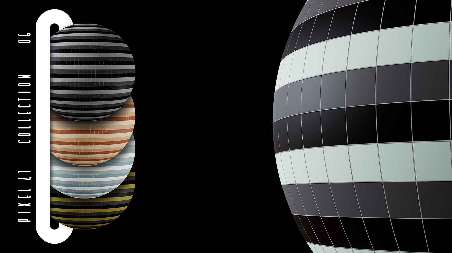 Zero0poly - 141 PBR Tile Texture Pack from 41zero42 products -Vol2