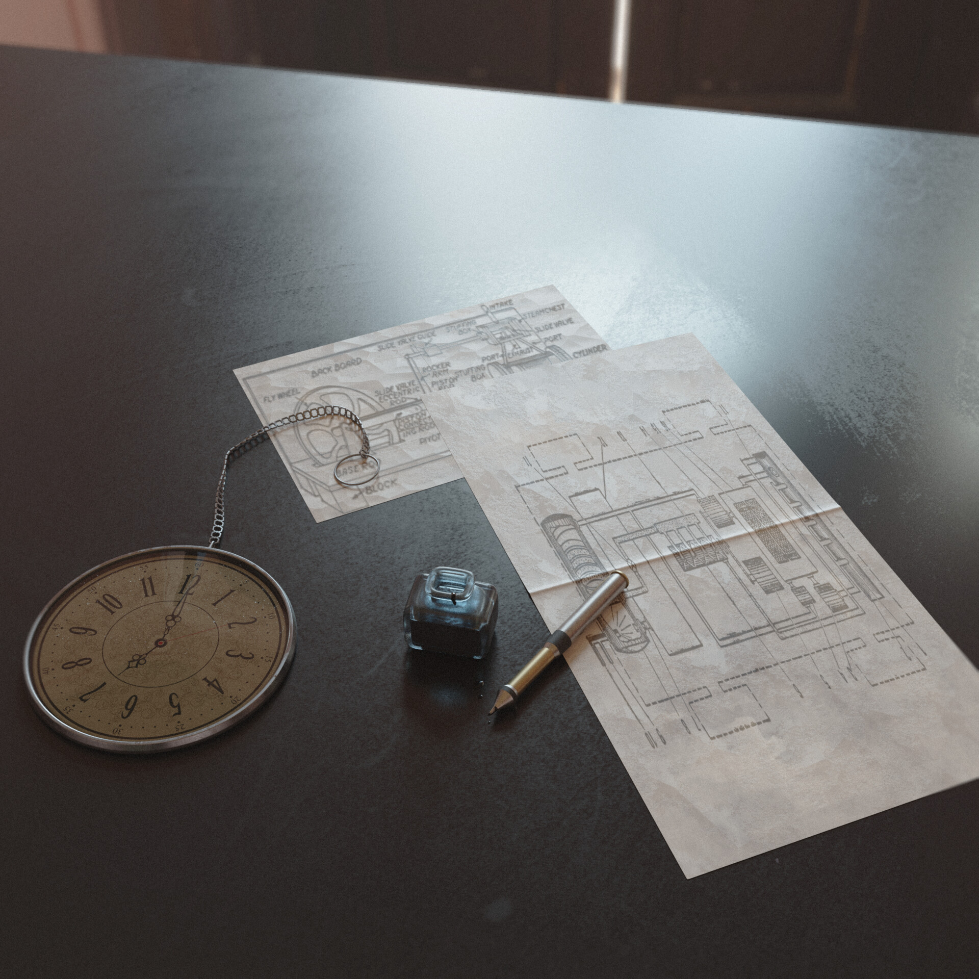 ArtStation - Pocketwatch new update