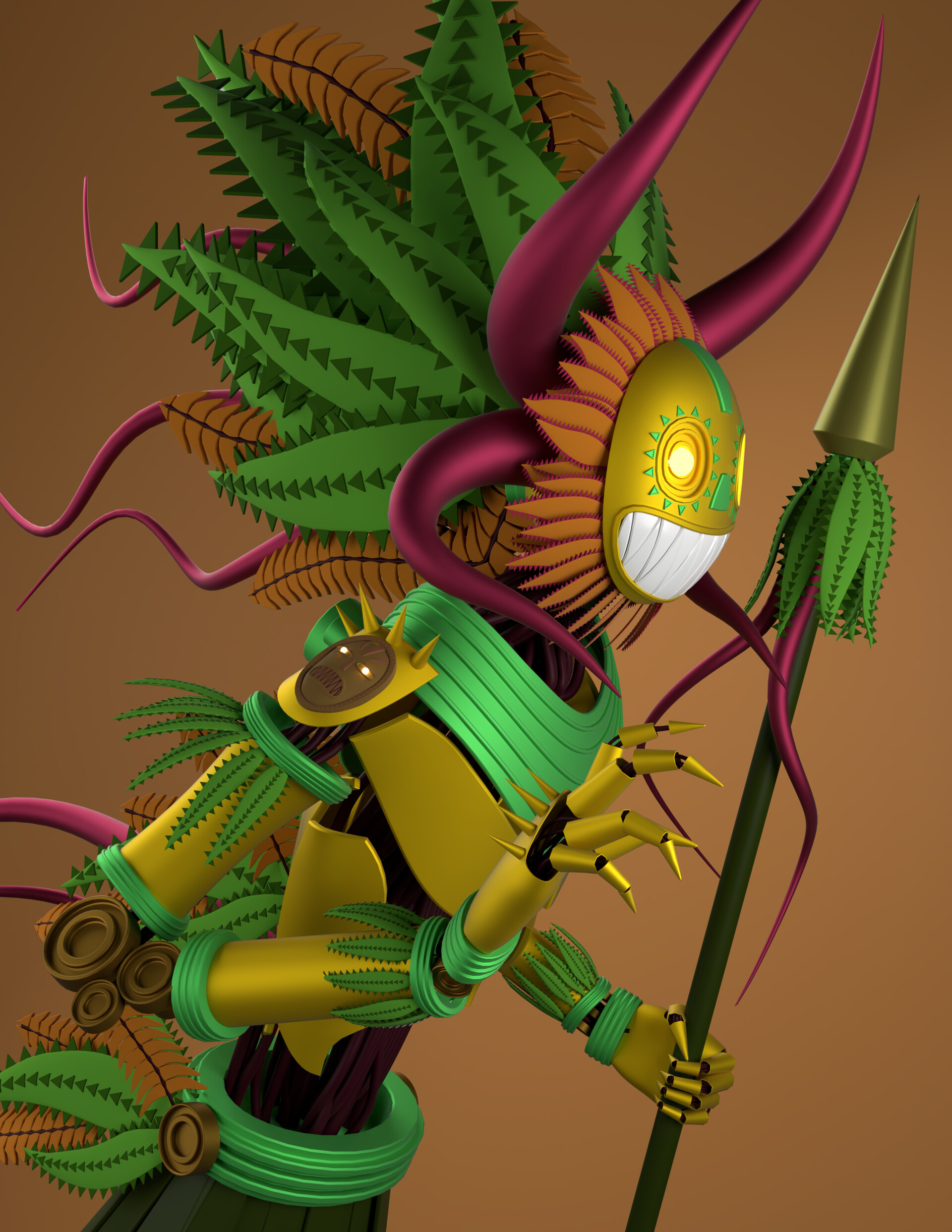 ArtStation - Mambacore, proyect from character modeling course