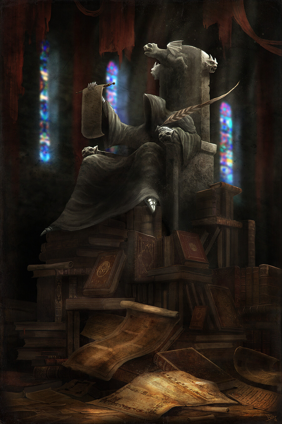 ArtStation - The Pagemaster