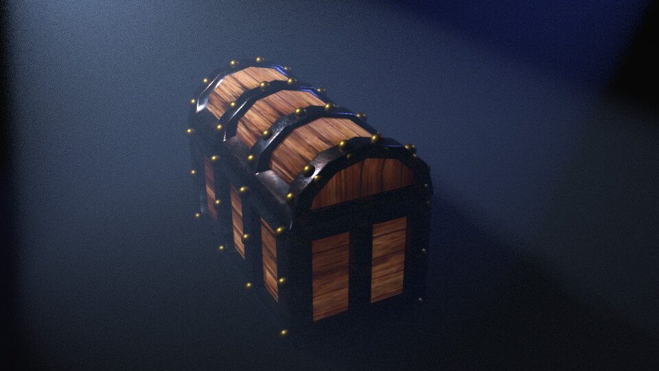 ArtStation - Chest model for game