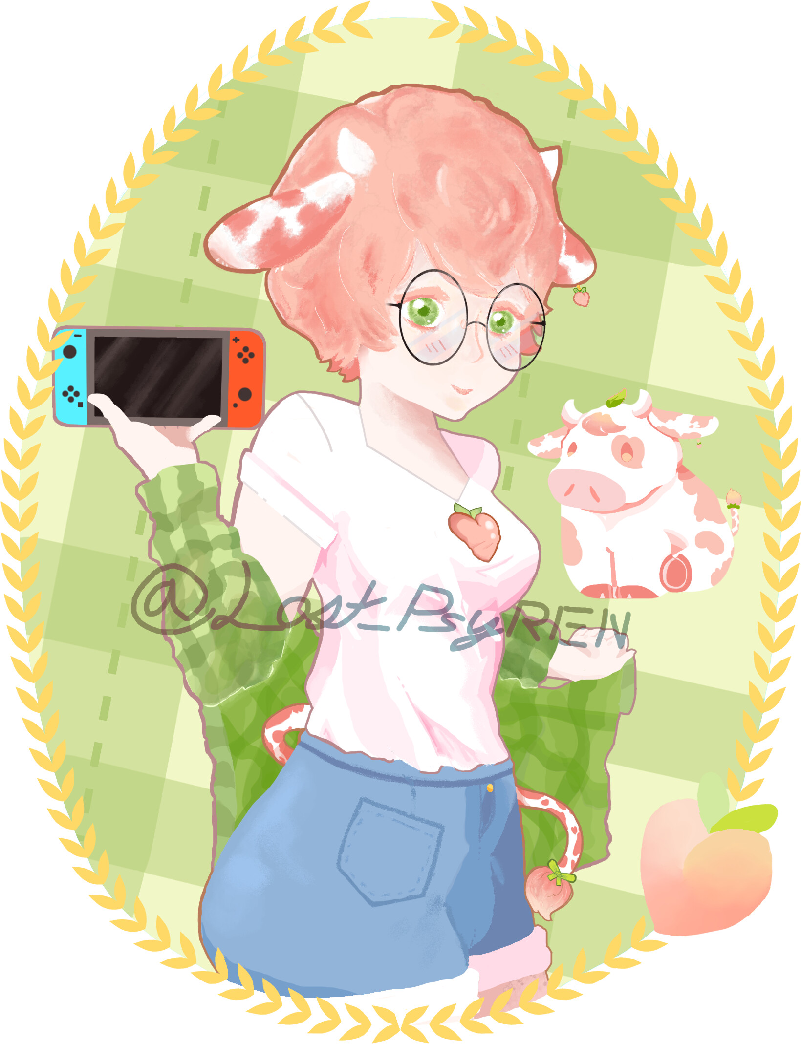 ArtStation - Peachi Go Moo (VTuber) fnwrks