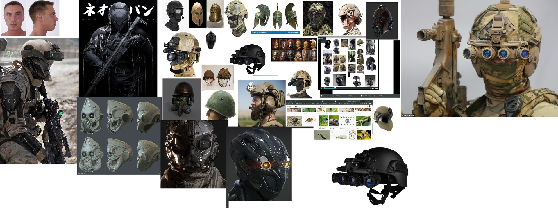 Shweta Raj - Armadillo Military Helmet design