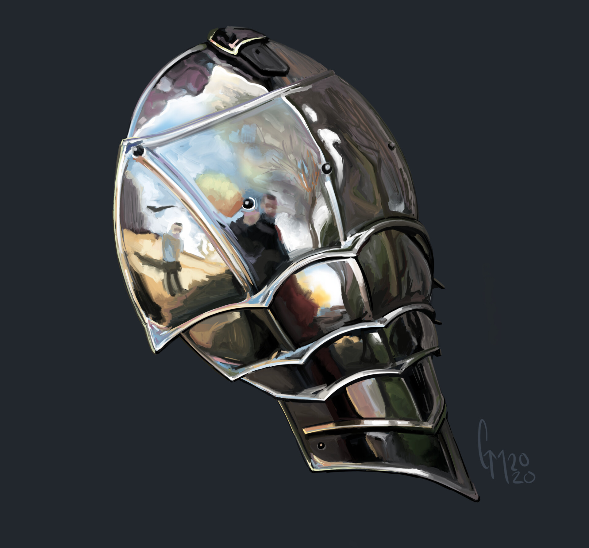 ArtStation - Metal Pauldron Study