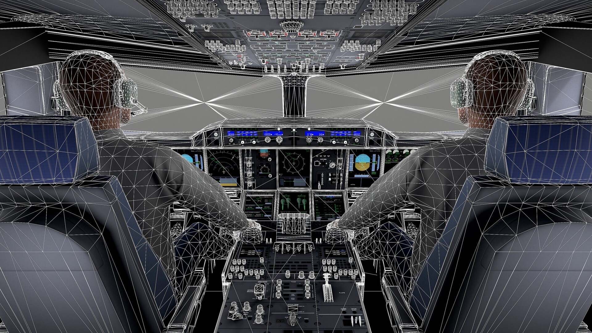 Airbus A380 Cockpit