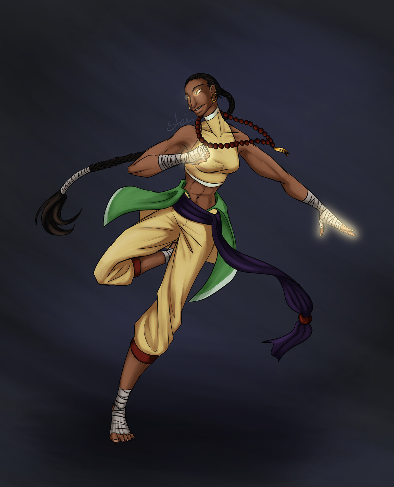 ArtStation - Sun Soul Monk