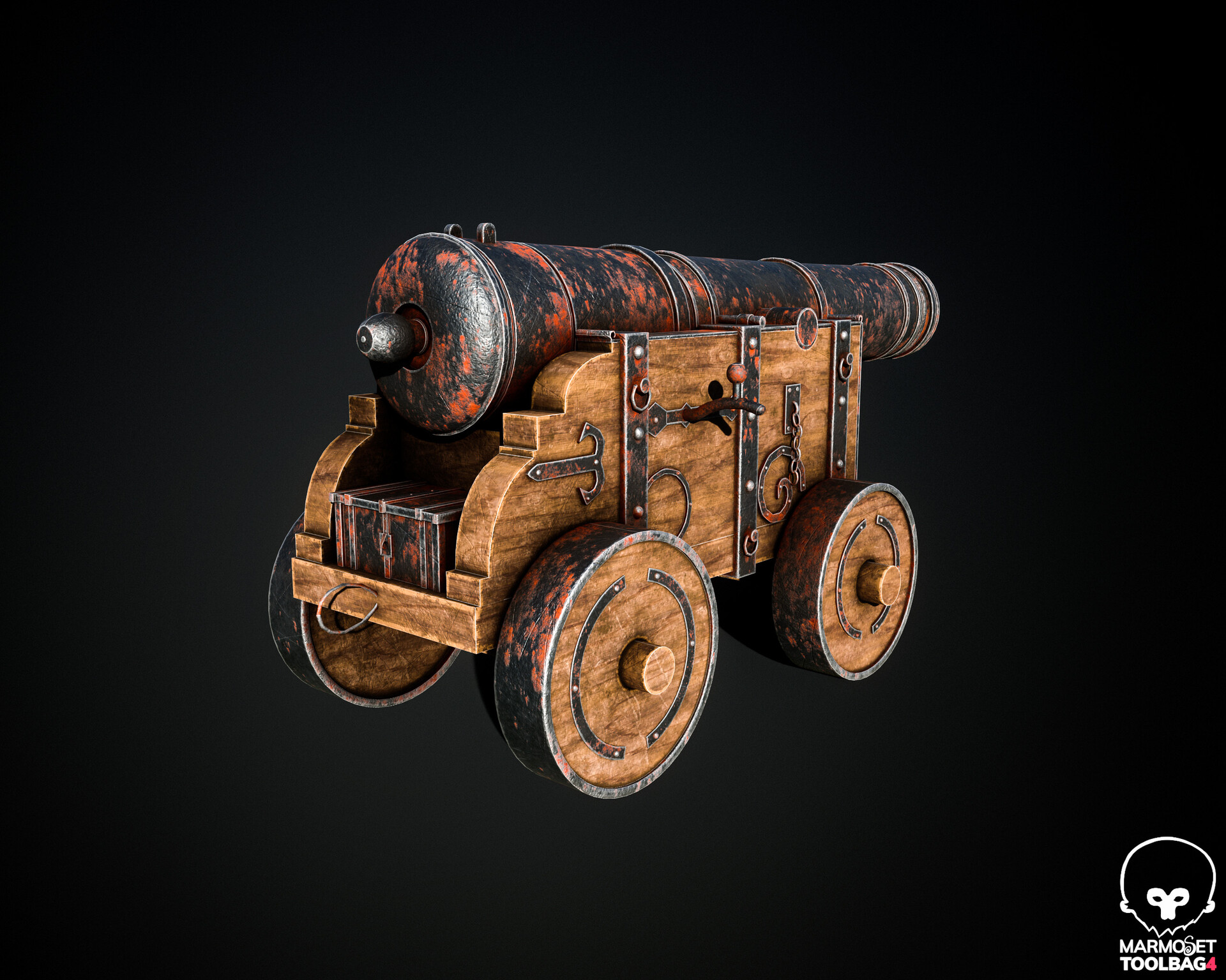 ArtStation - Realistic Old Cannon