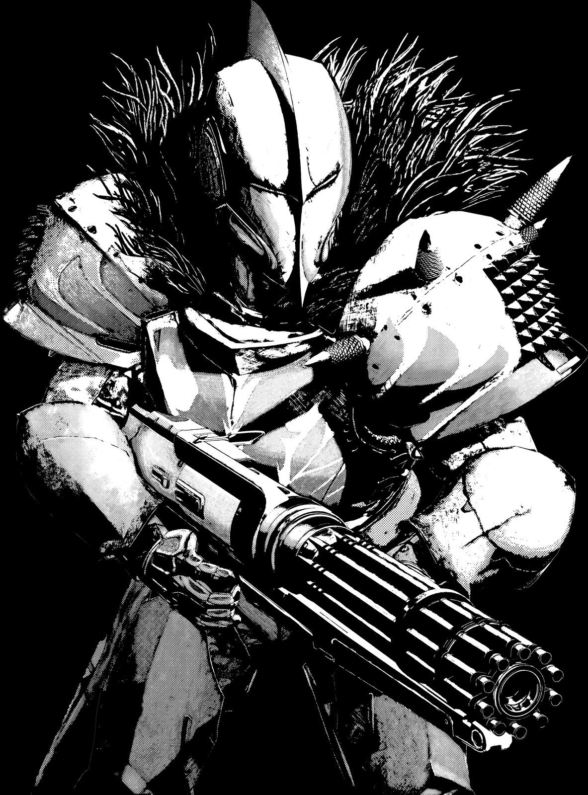 Tim Hernandez - Packaging Art for Three-Zero Destiny Titan and Warlock ...