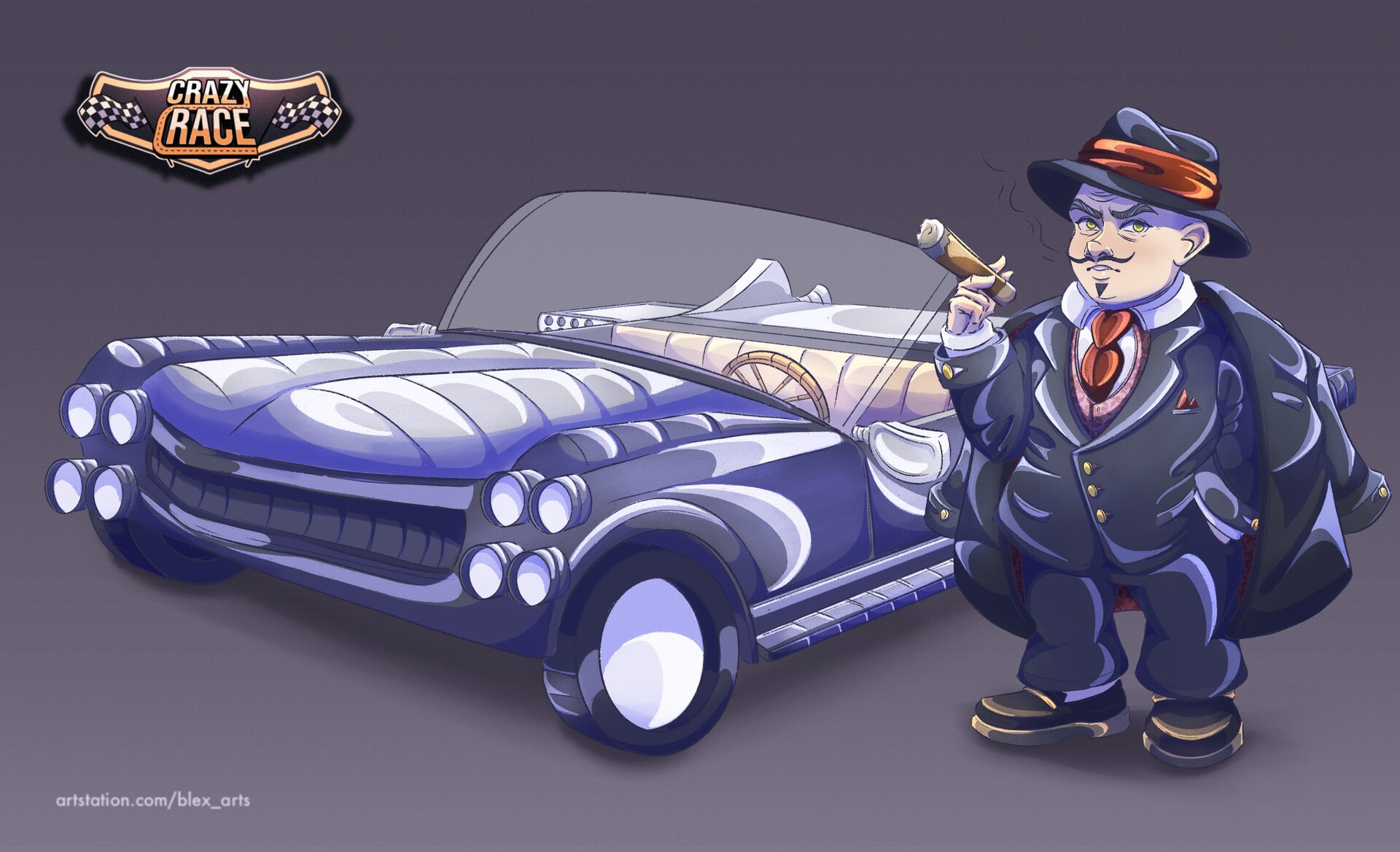 ArtStation - Capone Design (Crazy Race Crypto)