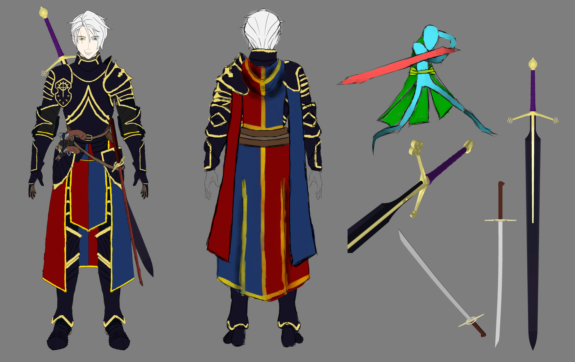 ArtStation - Sylvaen Demonbane - Reference Sheet