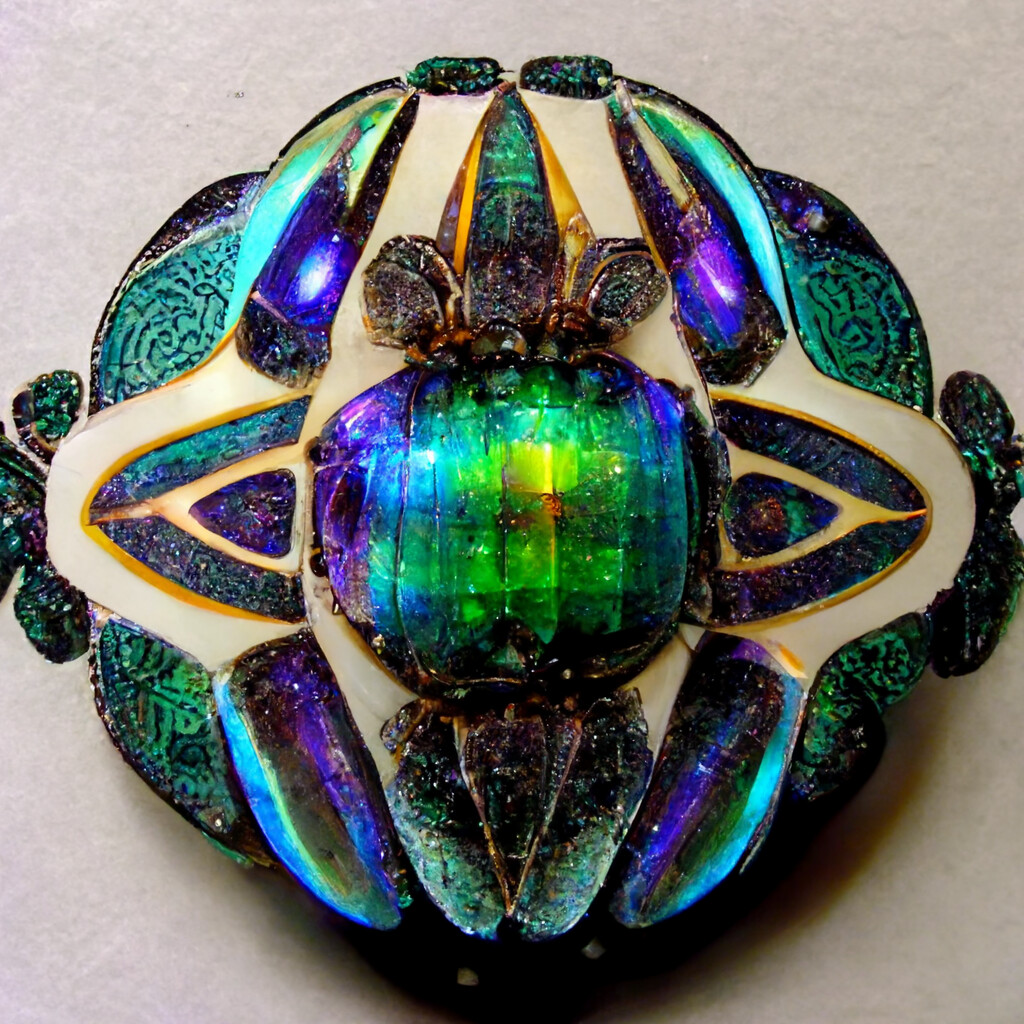ArtStation - Jeweled Scarab Mandala