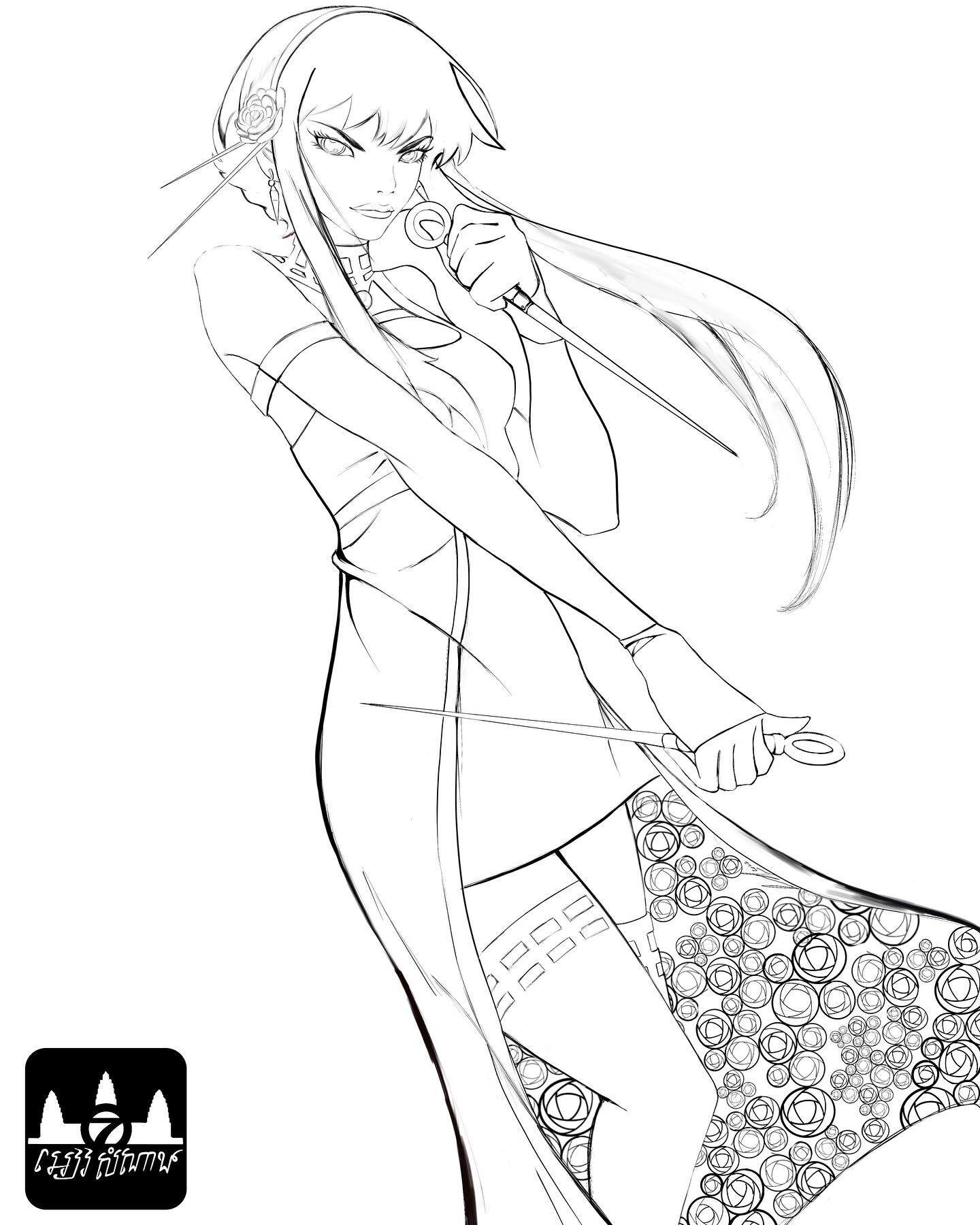 coloring pages spy family