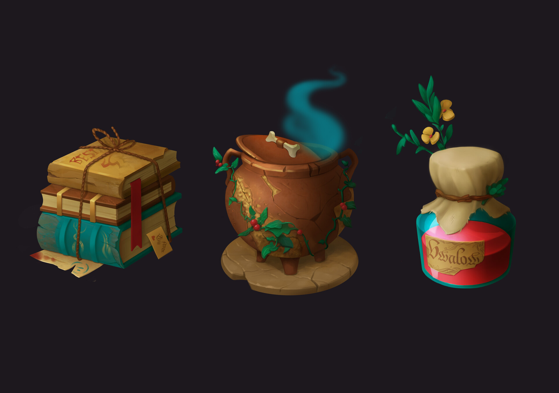 ArtStation - Witcher props