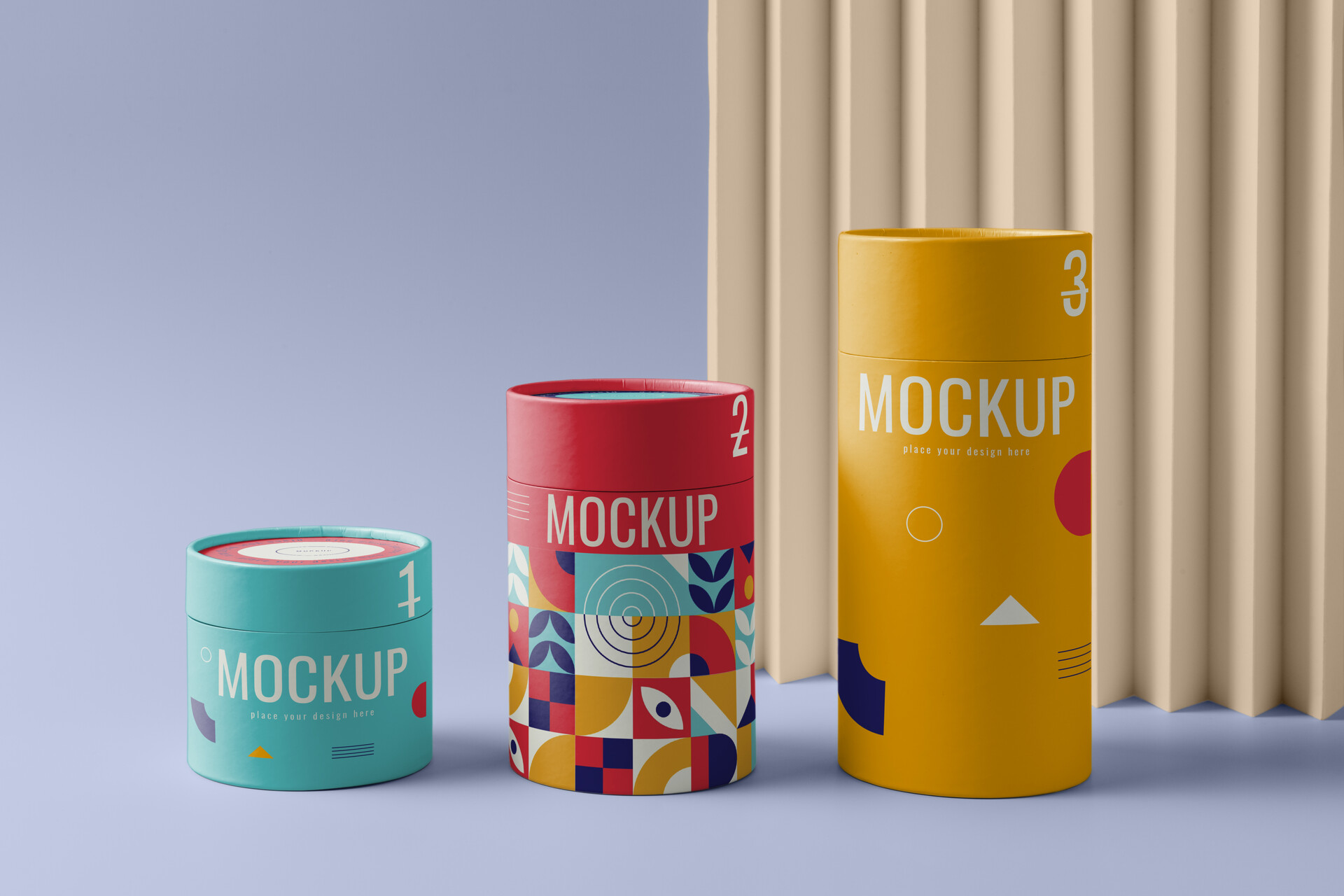 ArtStation - cylinder-box-design-mockup